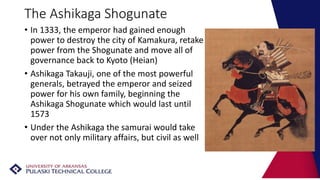 1311 Samurai and Shogunate Japan, Timeline Recap | PPT