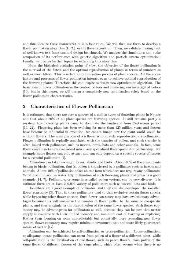 Flower Pollination Algorithm for Global Optimization | PDF | Beekeeping | Hobbies & Interests