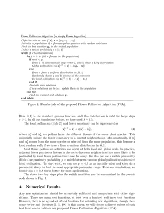 Flower Pollination Algorithm for Global Optimization | PDF | Beekeeping | Hobbies & Interests
