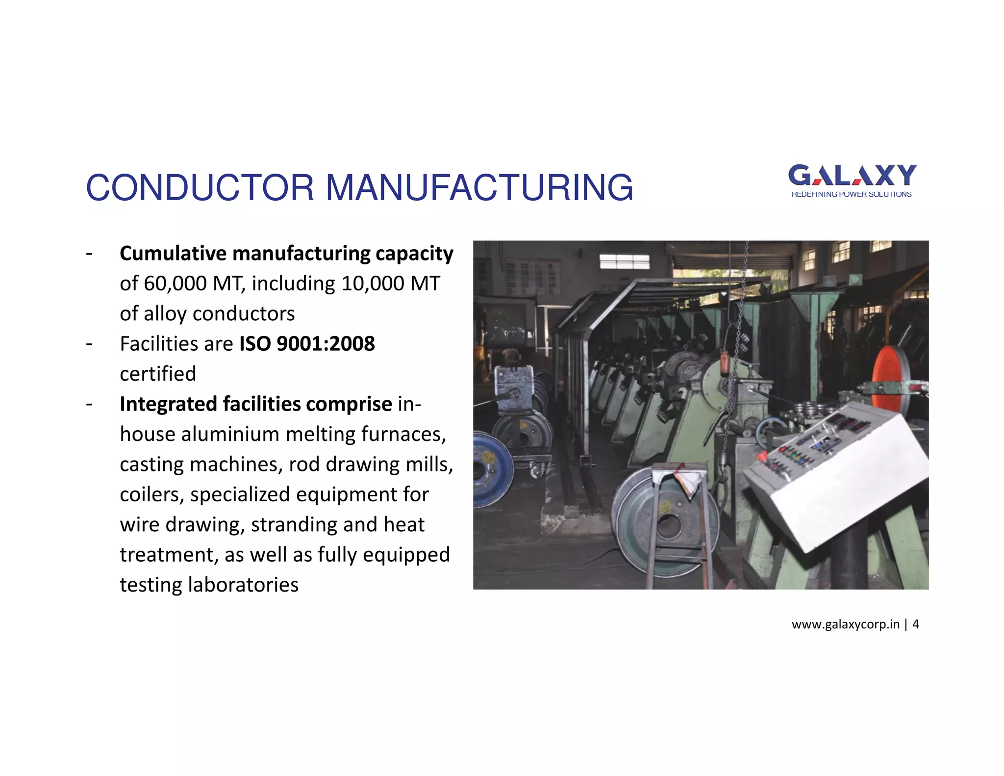 Galaxy Transmissions Pvt Ltd_Conductor Manufacturer | PDF