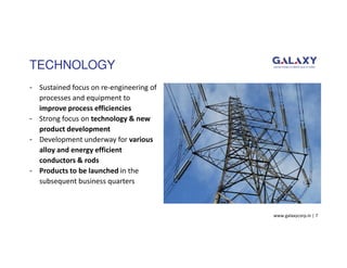 Galaxy Transmissions Pvt Ltd_Conductor Manufacturer | PDF