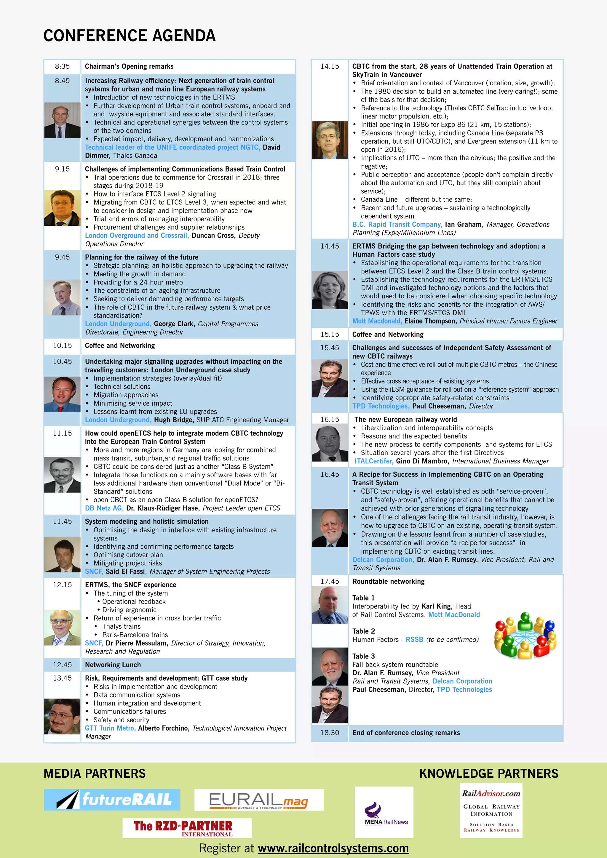 CBTC Communications Based Train Control conference March 12th 2014 | PDF