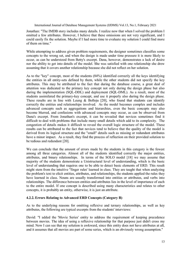 Mapping Common Errors In Entity Relationship Diagram Design Of Novice Designers Pdf 