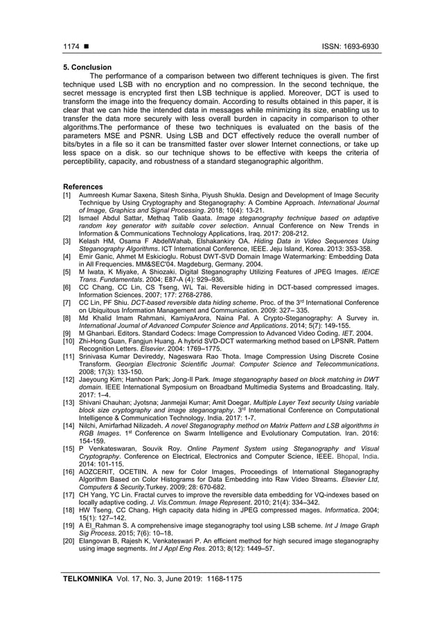 Hiding Data In Images Using Steganography Techniques With Compression Algorithms Pdf
