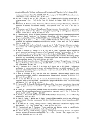 REVIEWING PROCESS MINING APPLICATIONS AND TECHNIQUES IN EDUCATION | PDF