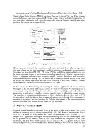 REVIEWING PROCESS MINING APPLICATIONS AND TECHNIQUES IN EDUCATION | PDF