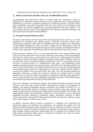 STUDY ON EMERGING APPLICATIONS ON DATA PLANE AND OPTIMIZATION POSSIBILITIES | PDF