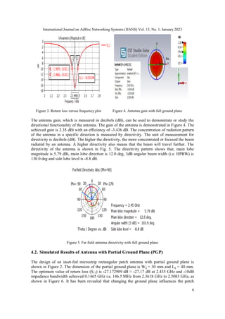 A PATCH ANTENNA DESIGN WITH BOOSTED BANDWIDTH FOR ISM BAND APPLICATIONS ...