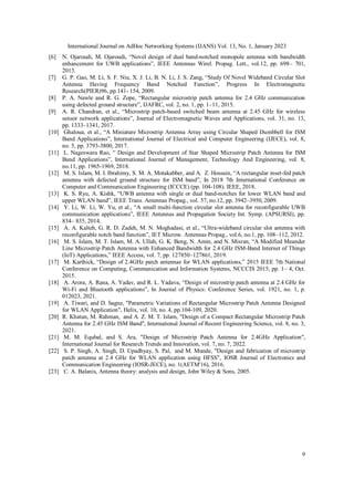 A PATCH ANTENNA DESIGN WITH BOOSTED BANDWIDTH FOR ISM BAND APPLICATIONS | PDF