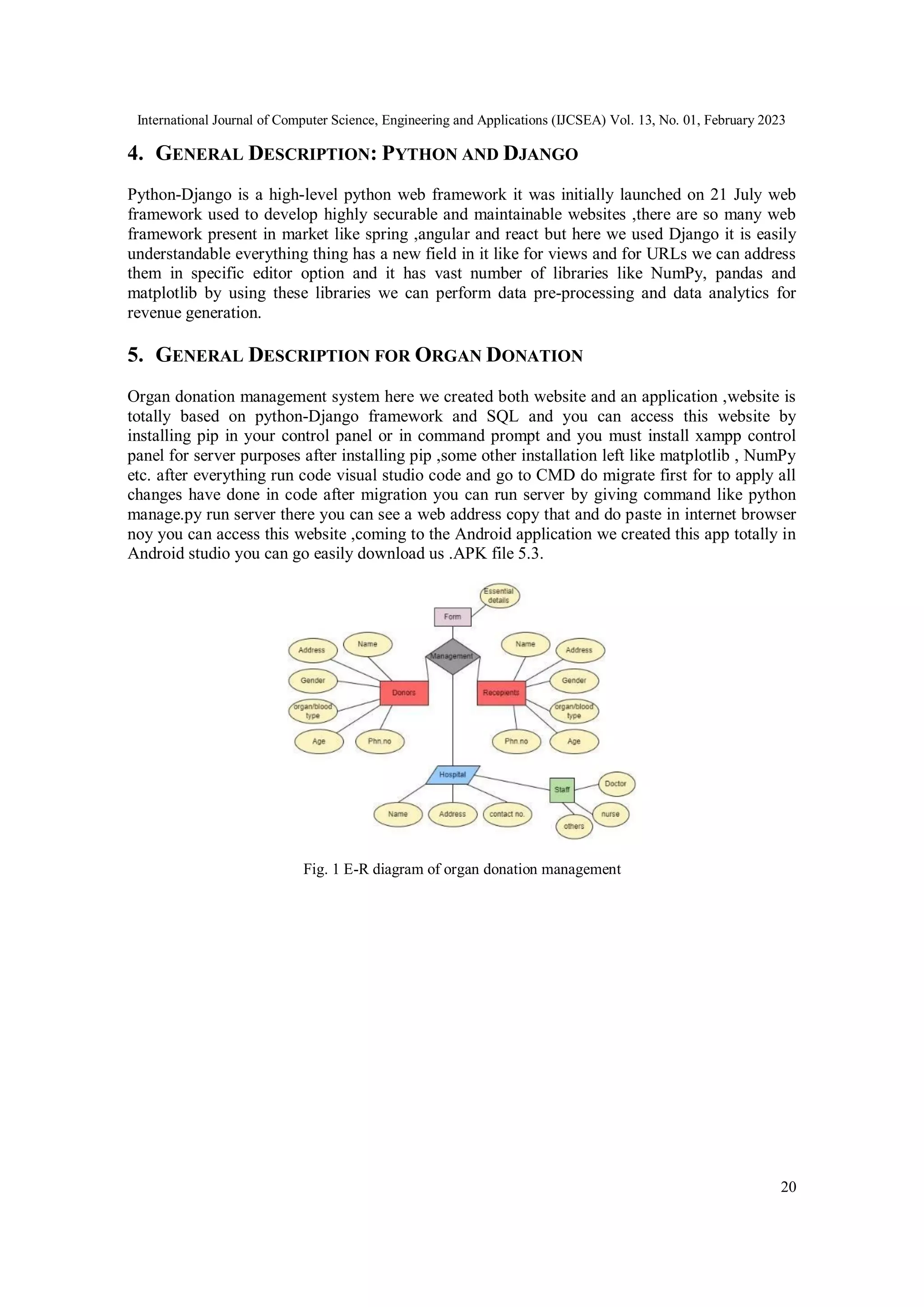 ORGAN DONATION MANAGEMENT SYSTEM (PROJECT: ODMS) | PDF