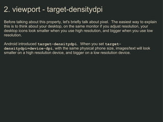 Idiot's Guide to viewport and pixel | PPT