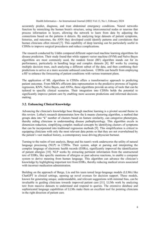 INTEGRATING MACHINE LEARNING IN CLINICAL DECISION SUPPORT SYSTEMS | PDF