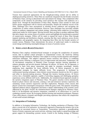 LEVERAGING TECHNOLOGY TO DISMANTLE SYSTEMIC RACISM: MODELING AND SIMULATION WITH PLANETARY CHESS ...