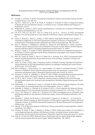 Early Detection of Parkinson Disease through Biomedical Speech and ...