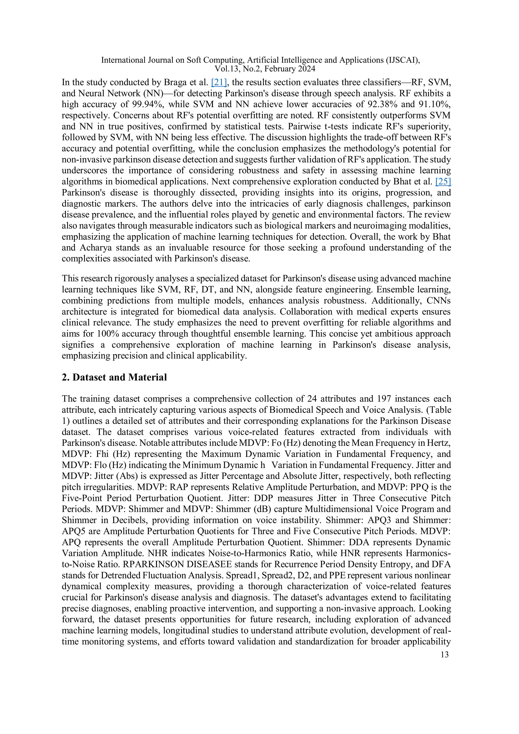 Early Detection of Parkinson Disease through Biomedical Speech and ...