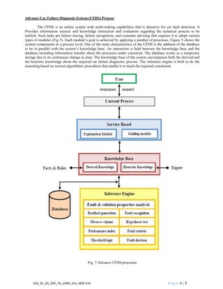 Report-An Expert System for Car Failure Diagnosis-Report | PDF