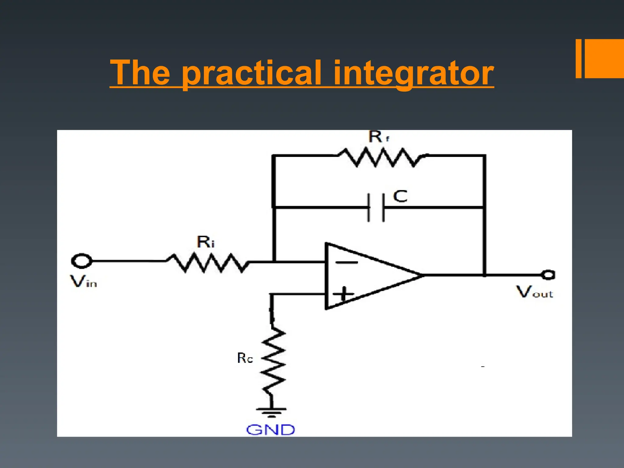 Op-Amp-Integrator.ppt hfaoihfoahfahfoiaiaghfak | PPT