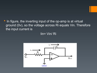 Op-Amp-Integrator.ppt hfaoihfoahfahfoiaiaghfak | PPT