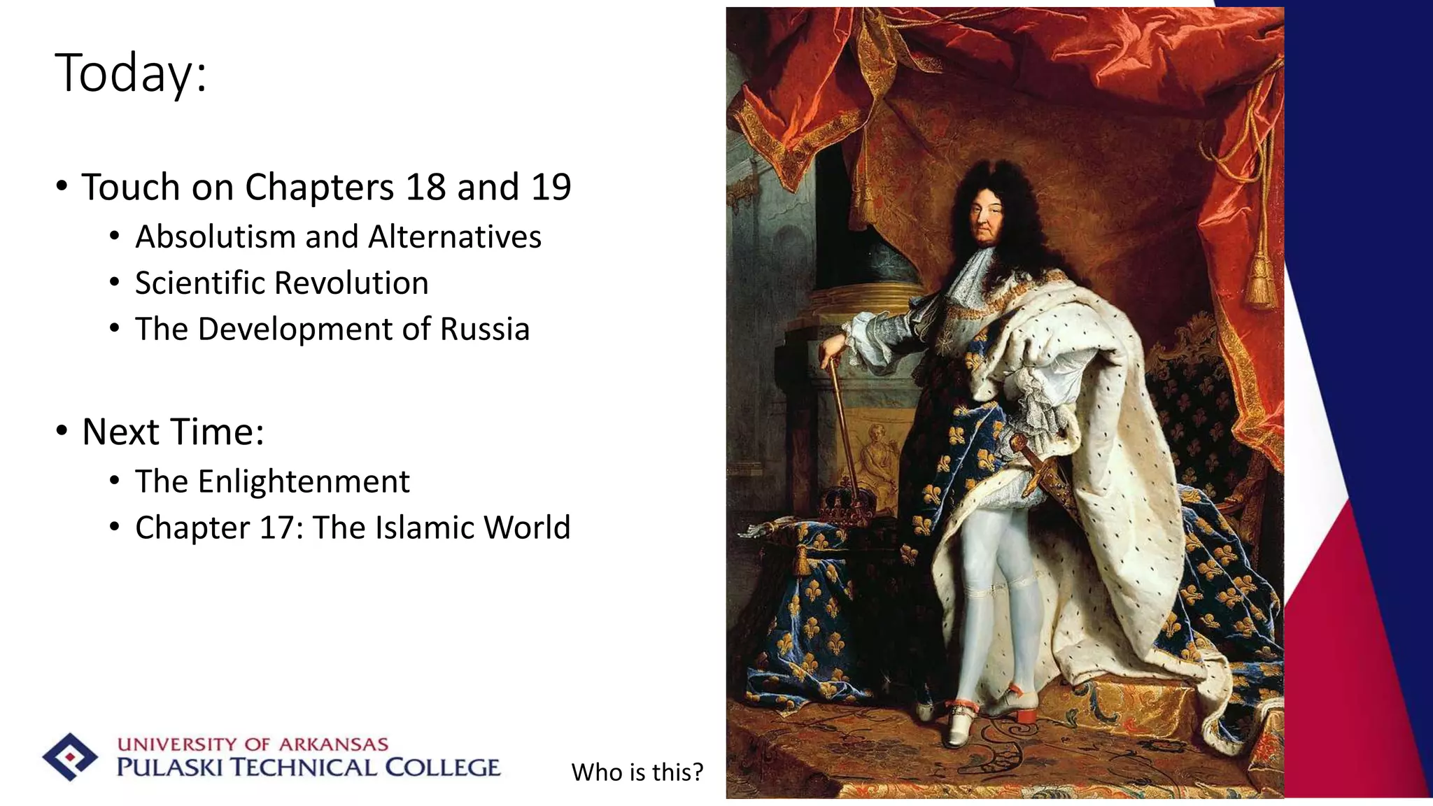 1312 Absolutism and its Alternatives, the Scientific Revolution, and ...