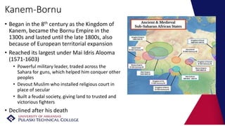 1312 Africa 1400 to 1800 and the Slave Trade | PPTX | Crime & Harmful ...