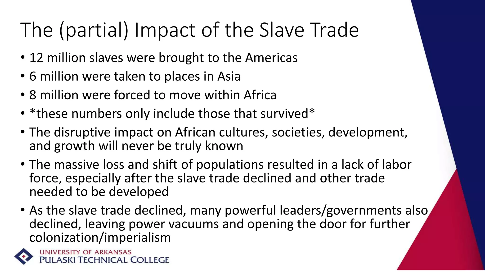 1312 Africa 1400 to 1800 and the Slave Trade (revised) | PPTX