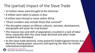 1312 Africa 1400 to 1800 and the Slave Trade (revised) | PPT
