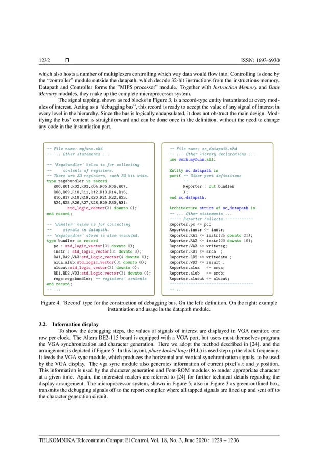 On-chip debugging for microprocessor design | PDF