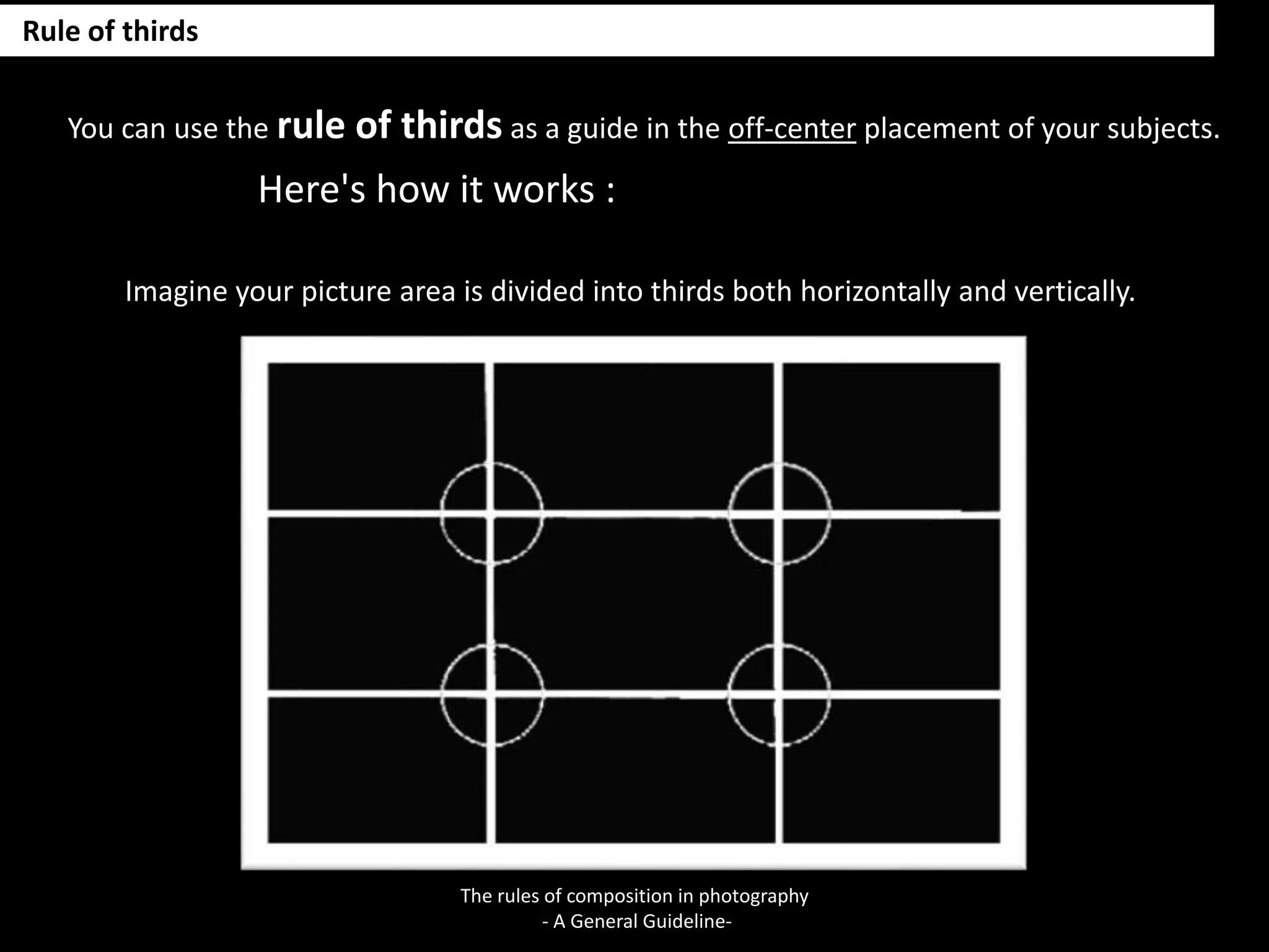 The Rules of Composition in Photography | PPT