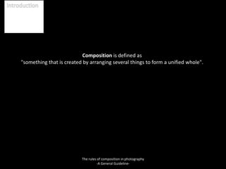 The Rules of Composition in Photography | PPT