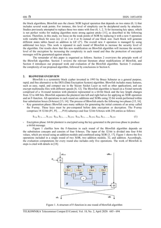 A new multi-level key block cypher based on the Blowfish algorithm | PDF | Programming Languages ...