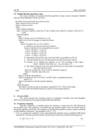 A new multi-level key block cypher based on the Blowfish algorithm | PDF | Programming Languages ...