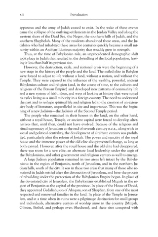 The Fall And Rise Of Jerusalem Judah Under Babylonian Rule Lipschits | PDF