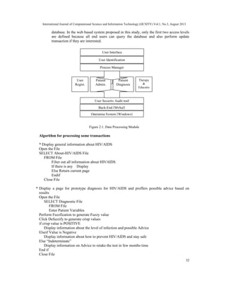 ONLINE FUZZY-LOGIC KNOWLEDGE WAREHOUSING AND MINING MODEL FOR THE ...