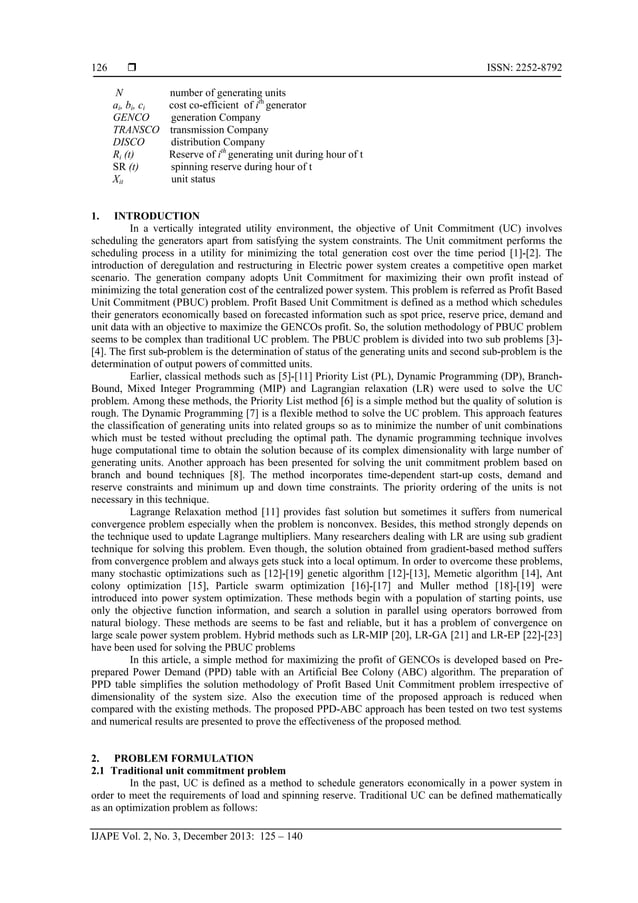 A Simple Approach For Optimal Generation Scheduling To Maximize Gencos