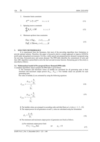 A Simple Approach for Optimal Generation Scheduling to Maximize GENCOs ...