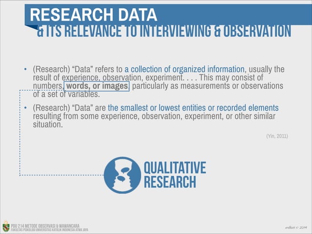 PDU 214 Methods of Observation & Interviewing: Introduction to ...