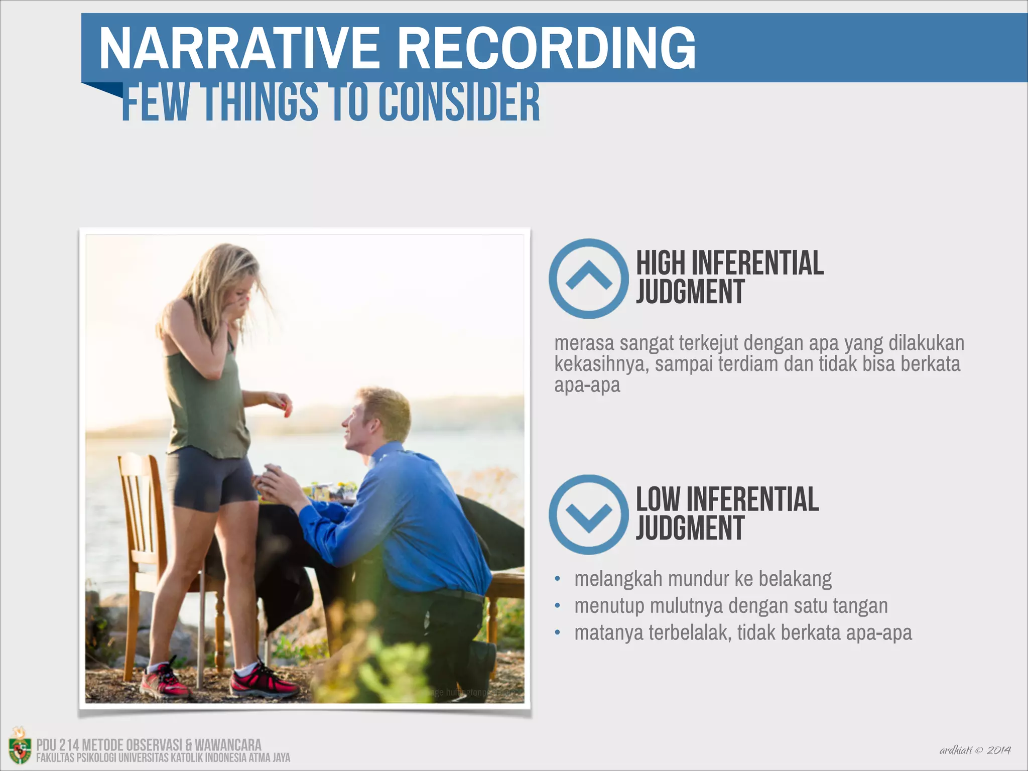 PDU 214 Methods of Observation & Interviewing: Narrative Recording | PDF
