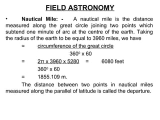 field astronomy | PPT