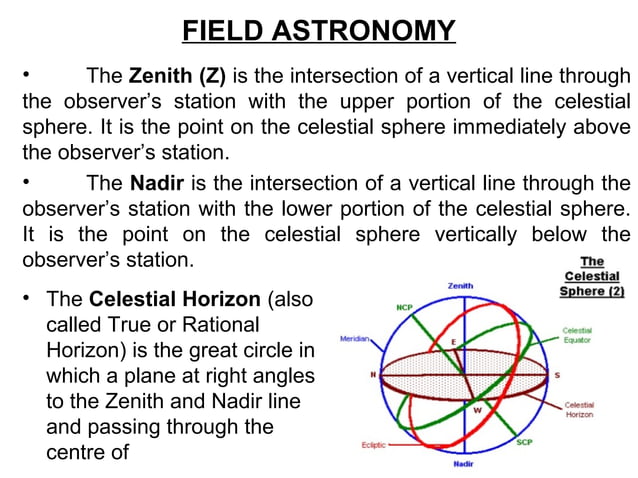 field astronomy | PPT