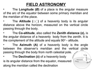 field astronomy | PPT