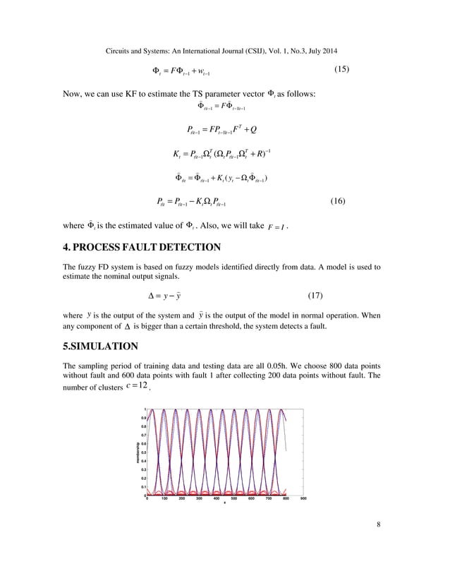 Fault Detection Based On Novel Fuzzy Modelling Pdf