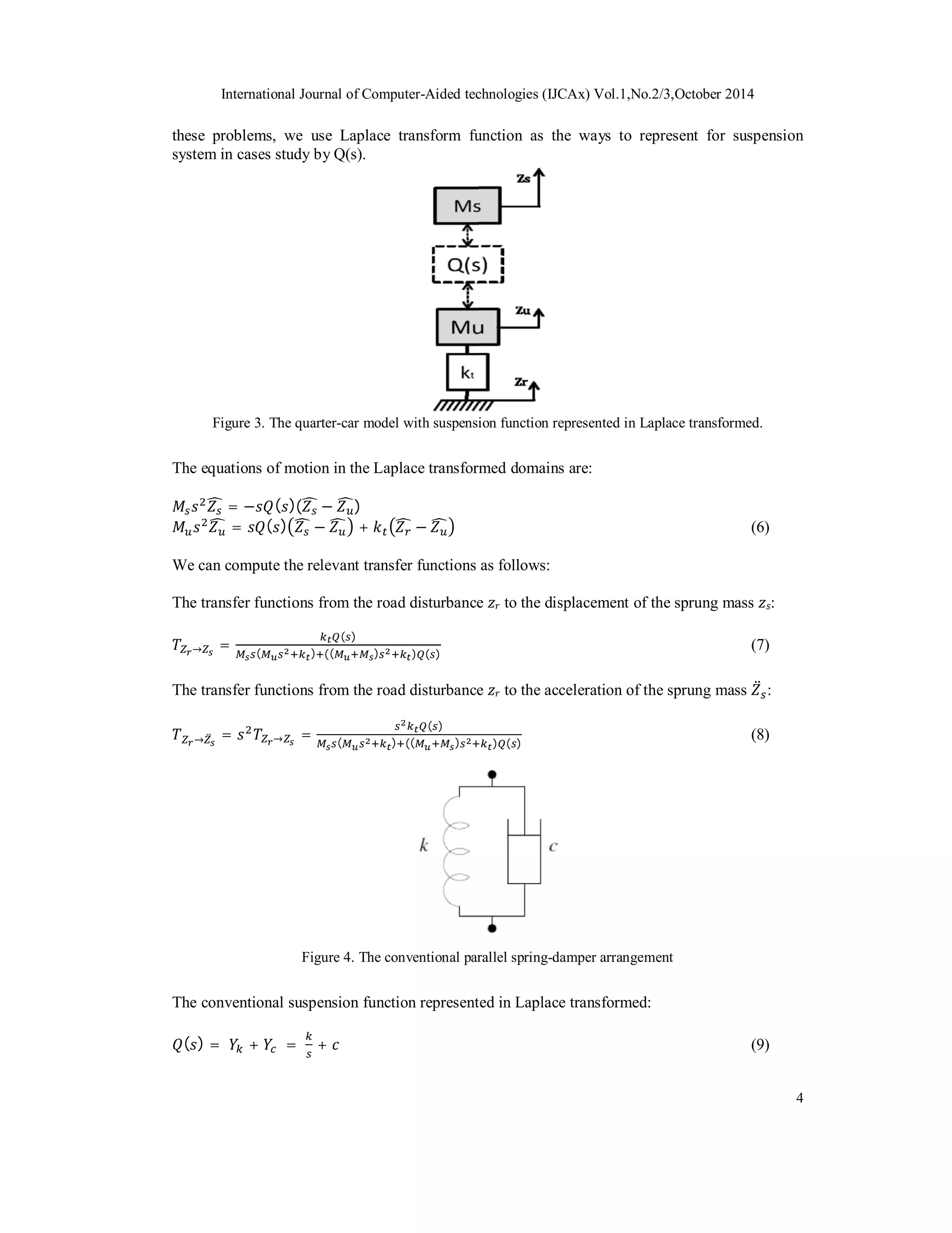 INTEGRATED INERTER DESIGN AND APPLICATION TO OPTIMAL VEHICLE SUSPENSION ...