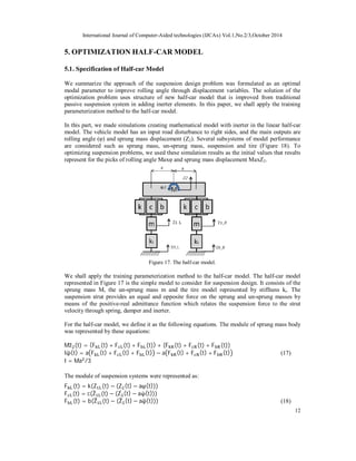 INTEGRATED INERTER DESIGN AND APPLICATION TO OPTIMAL VEHICLE SUSPENSION SYSTEM | PDF