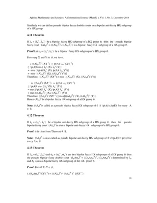 Pseudo Bipolar Fuzzy Cosets of Bipolar Fuzzy and Bipolar Anti-Fuzzy HX ...
