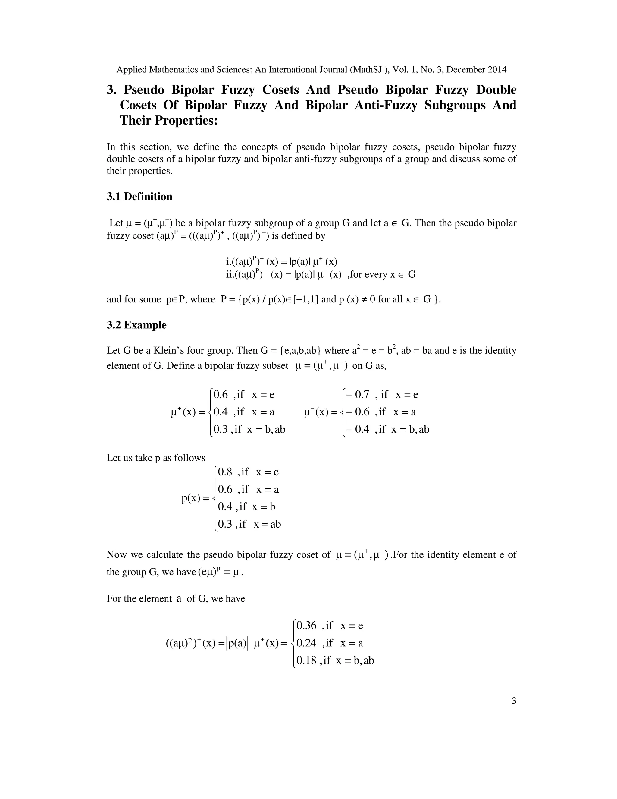 Applied Mathematics and Sciences: An International Journal (MathSJ) | PDF