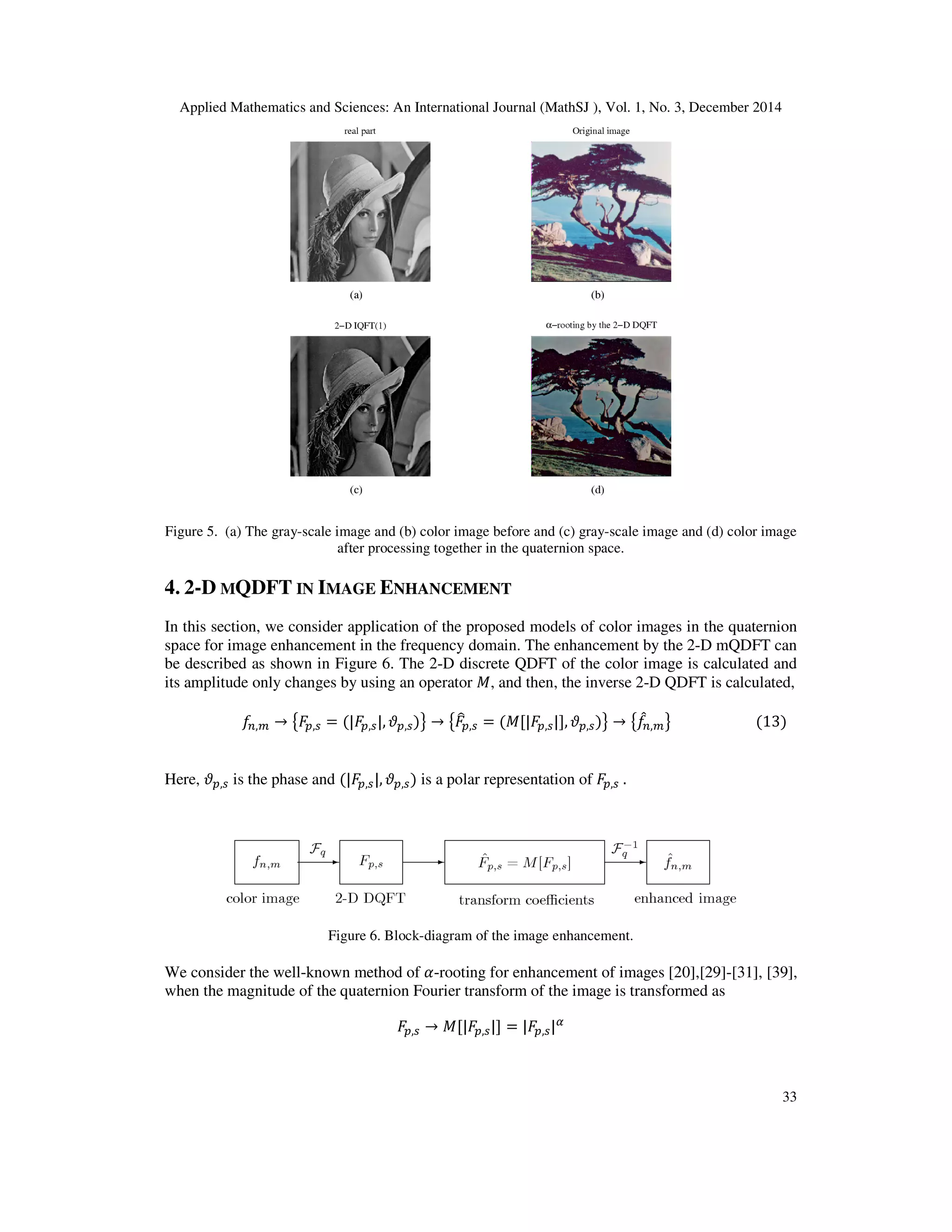 Retooling of Color Imaging in ihe Quaternion Algebra | PDF