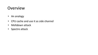 13_14_MeltdownSpectre.pptx | Computing | Technology & Computing
