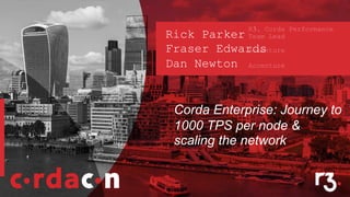DevDay: Corda Enterprise: Journey to 1000 TPS per node, Rick Parker | PPT