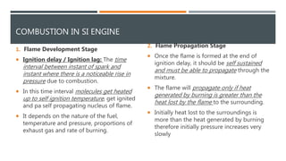 Combustion Process in SI engine | PPTX