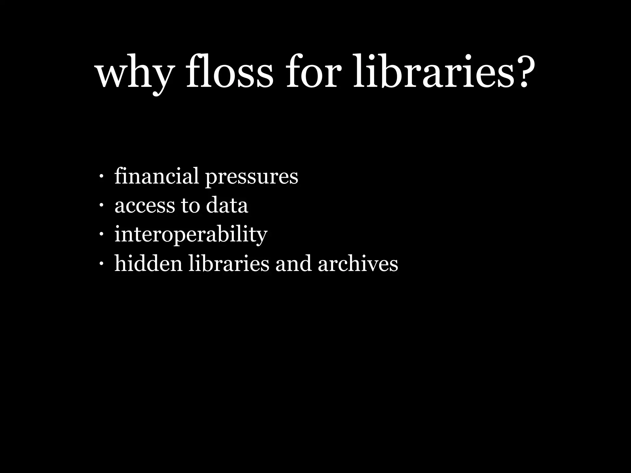 FOSS for libraries: Promoting open source in a somewhat reserved sector | KEY | Shareware and ...